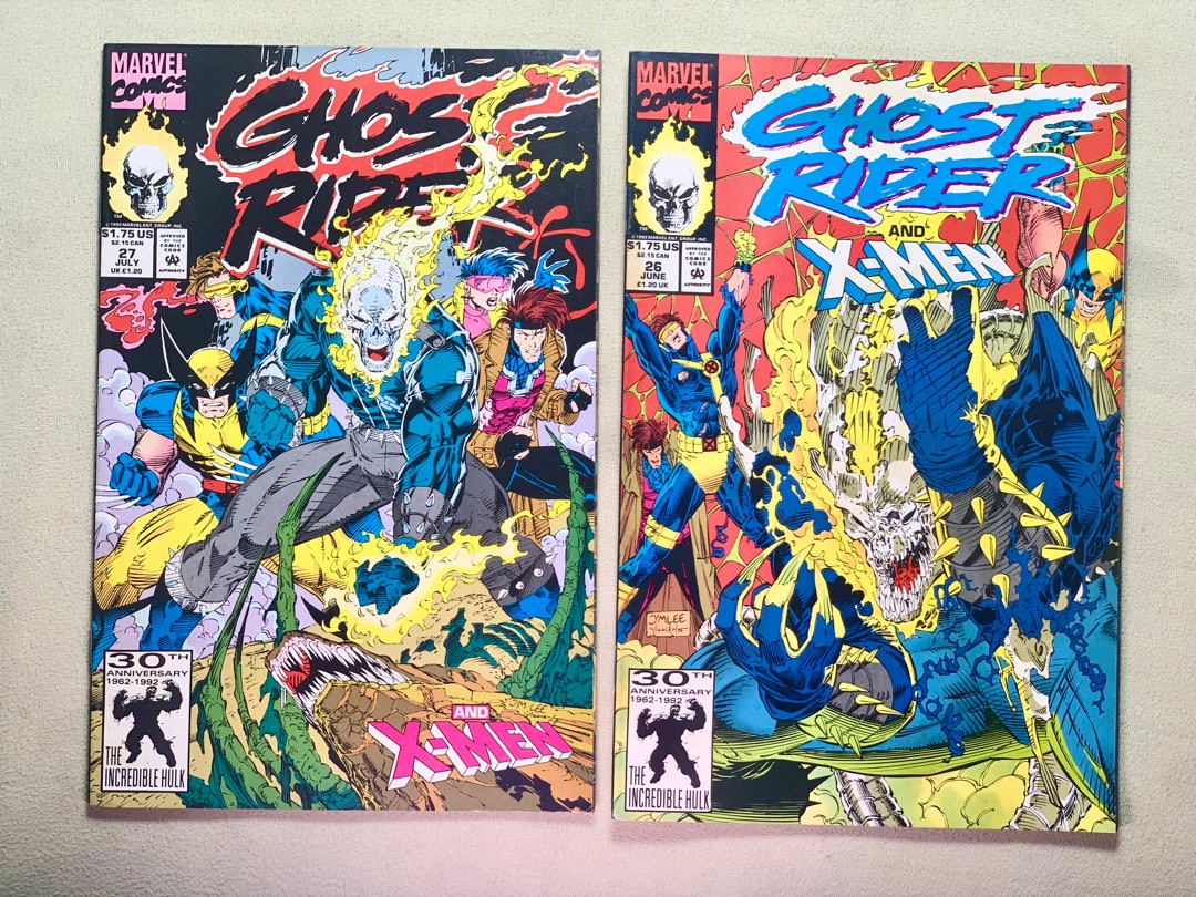 SET - Ghost Rider Vol 3 Issues 26-27 (2 issues) Jim Lee X-Men Marvel ...