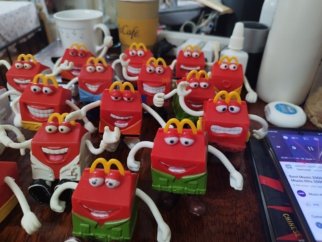 SET of 17 HAPPY, red box , McDonald's Happy Meal Toys mcdo rare set of ...