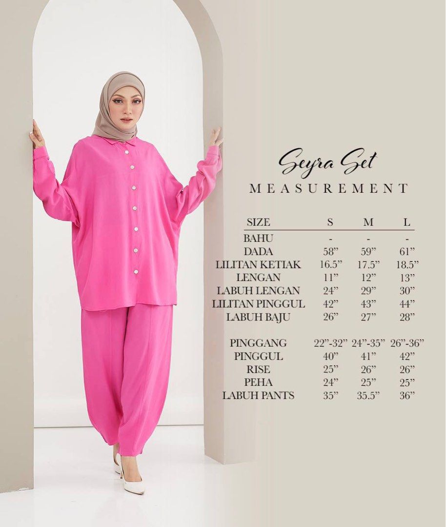 Seyra Set in Brown, Women's Fashion, Muslimah Fashion, Baju Kurung ...