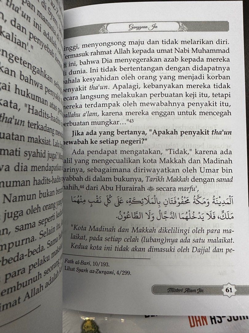 (SG SELLER) Buku Misteri Alam Jin - berdasarkan al-quran dan as-sunnah ...