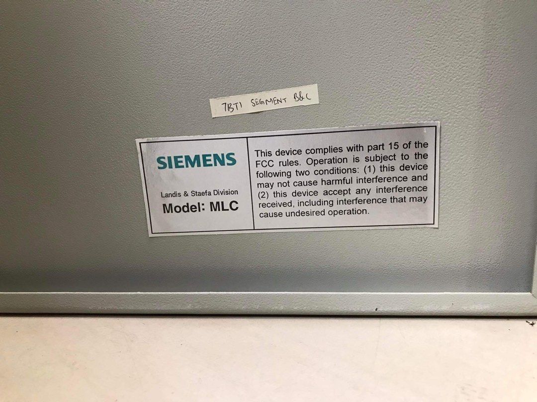 SIEMENS LITROL MLC Landis & Staeda Division Heavy Duty Control Box ...