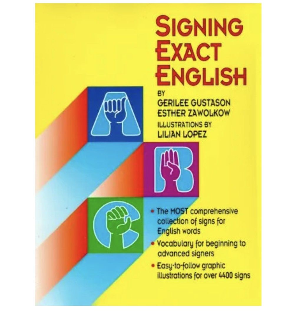 Signing Exact English, Hobbies & Toys, Books & Magazines, Textbooks on ...