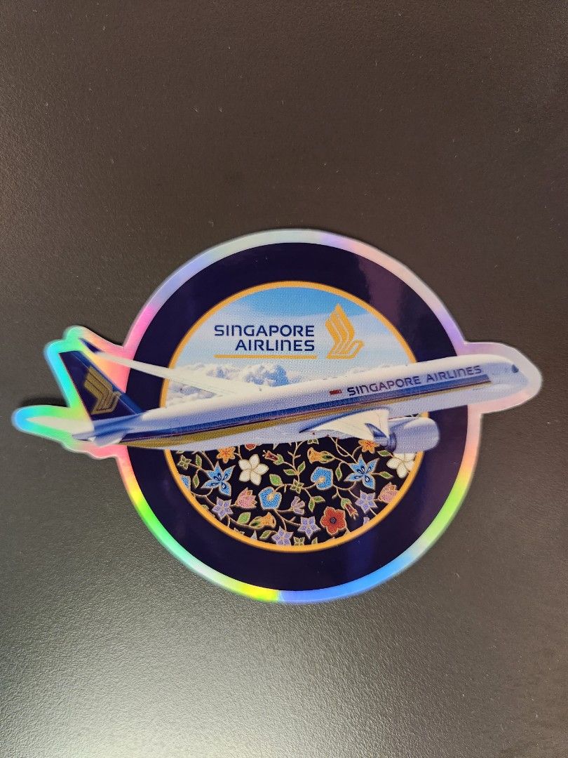 Singapore Airlines Sticker For Laptop/Luggage (waterproof), Hobbies ...