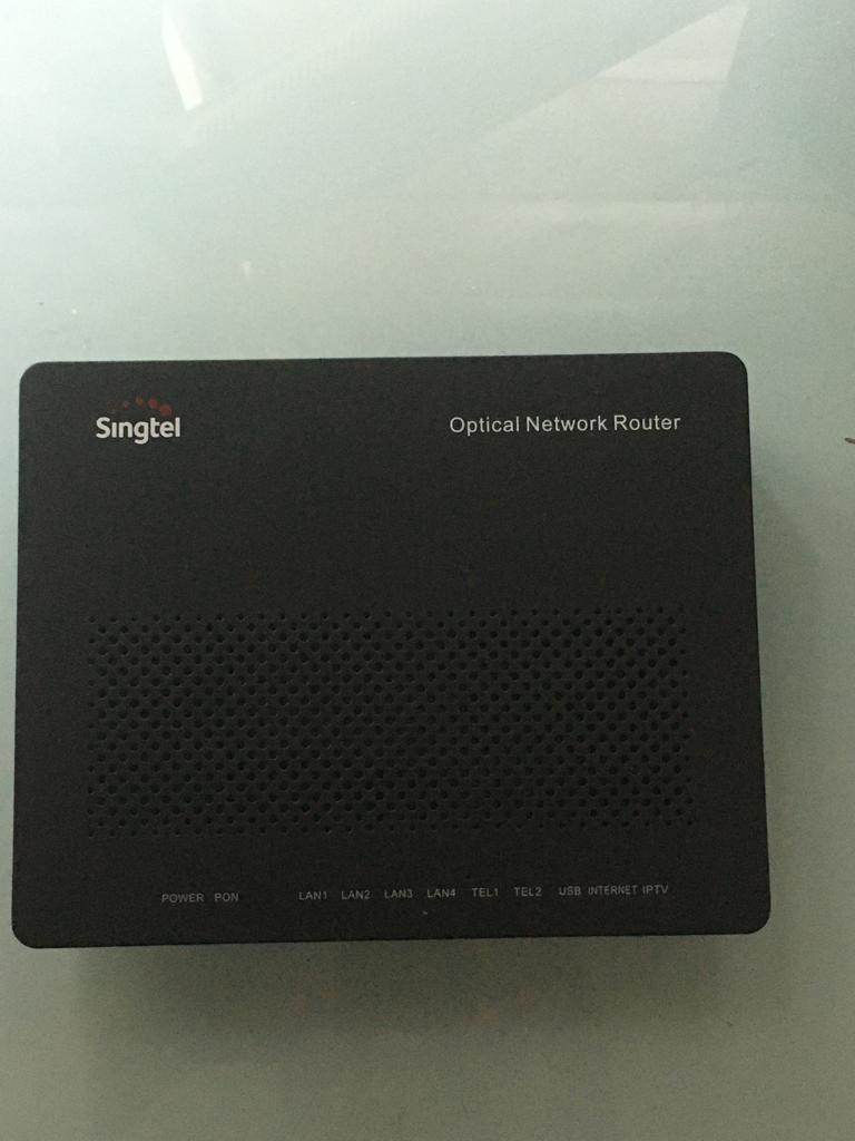 Singtel WiFi Optical Network Router, Computers & Tech, Parts ...