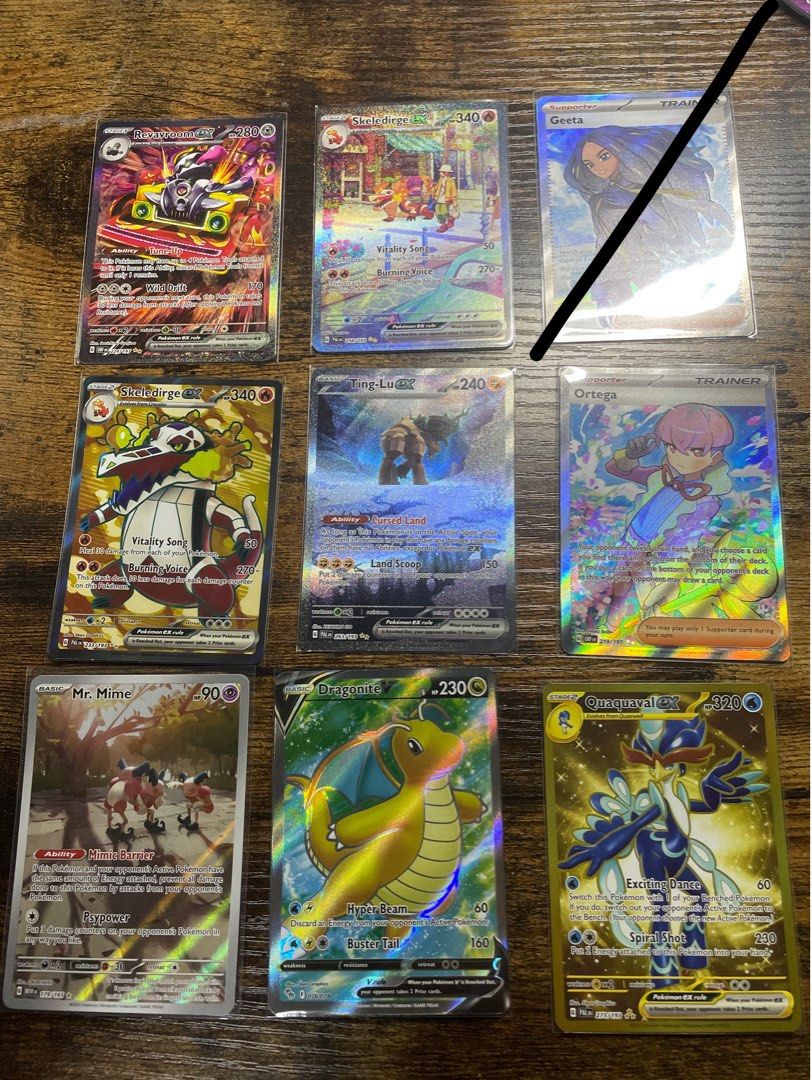 Skeledirge Revavroom Tinglu Alternate art full art quaquaval secret ...