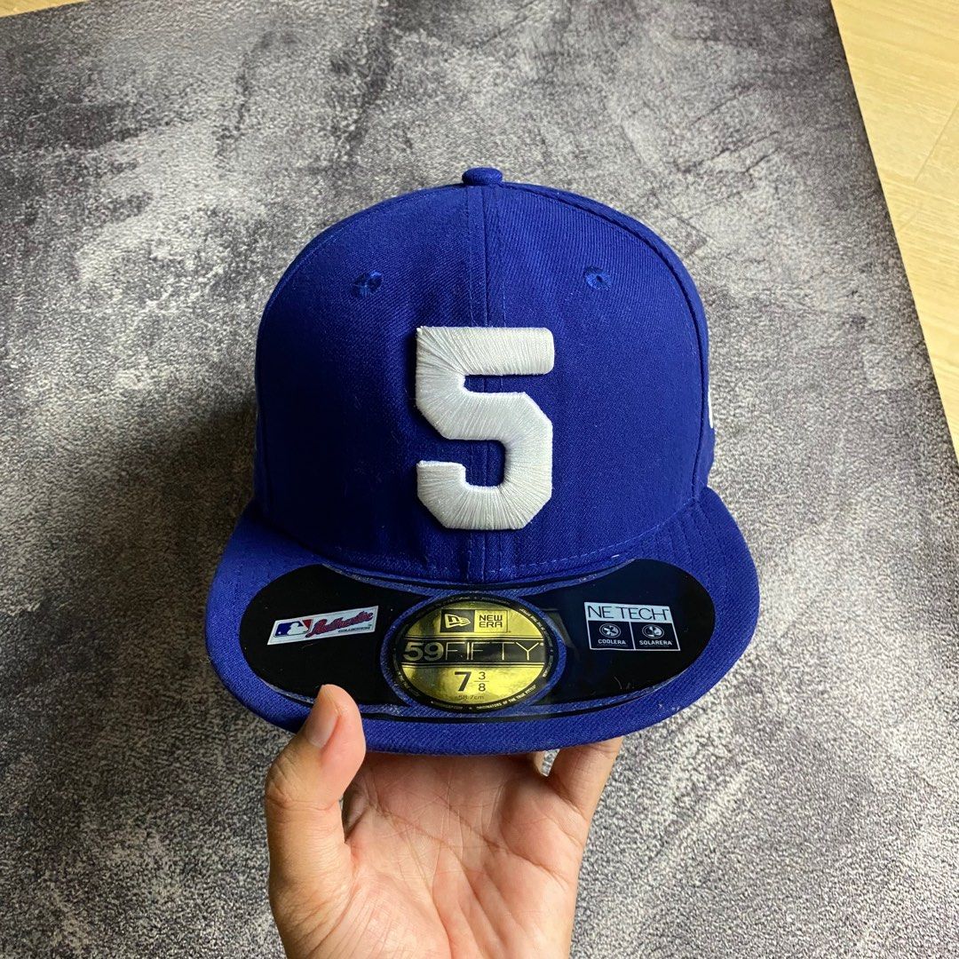 Snapback Hat LA New Era Number Logo, Fesyen Pria, Aksesoris, Topi di ...