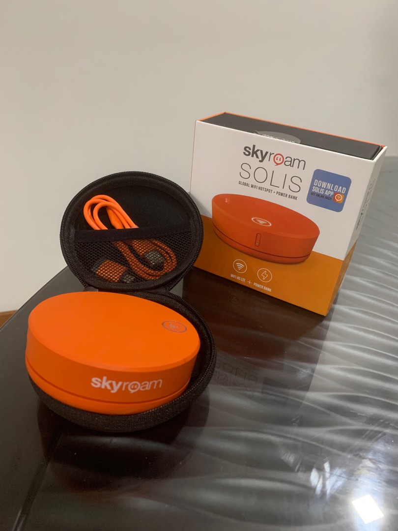 Solis Skyroam, portable global wifi hotspot + power bank, free travel ...