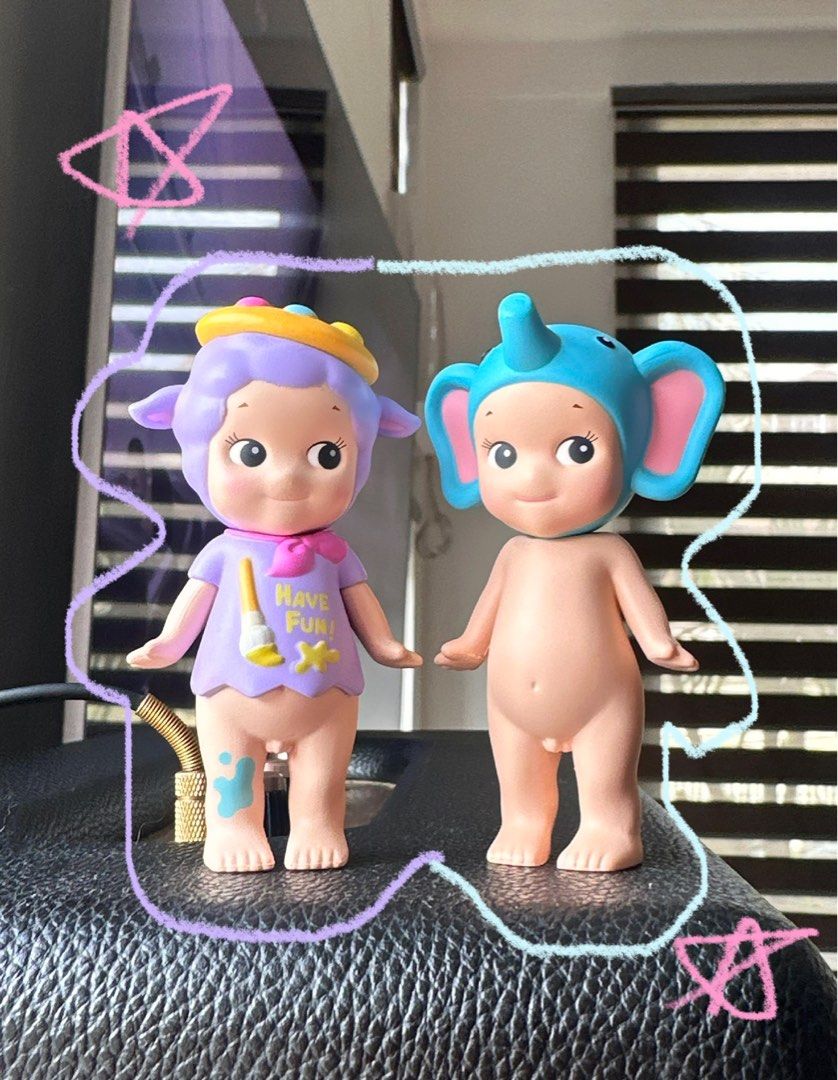 SONNY ANGEL EASTER LAMB AND ELEPHANT SET, Hobbies & Toys, Toys & Games ...