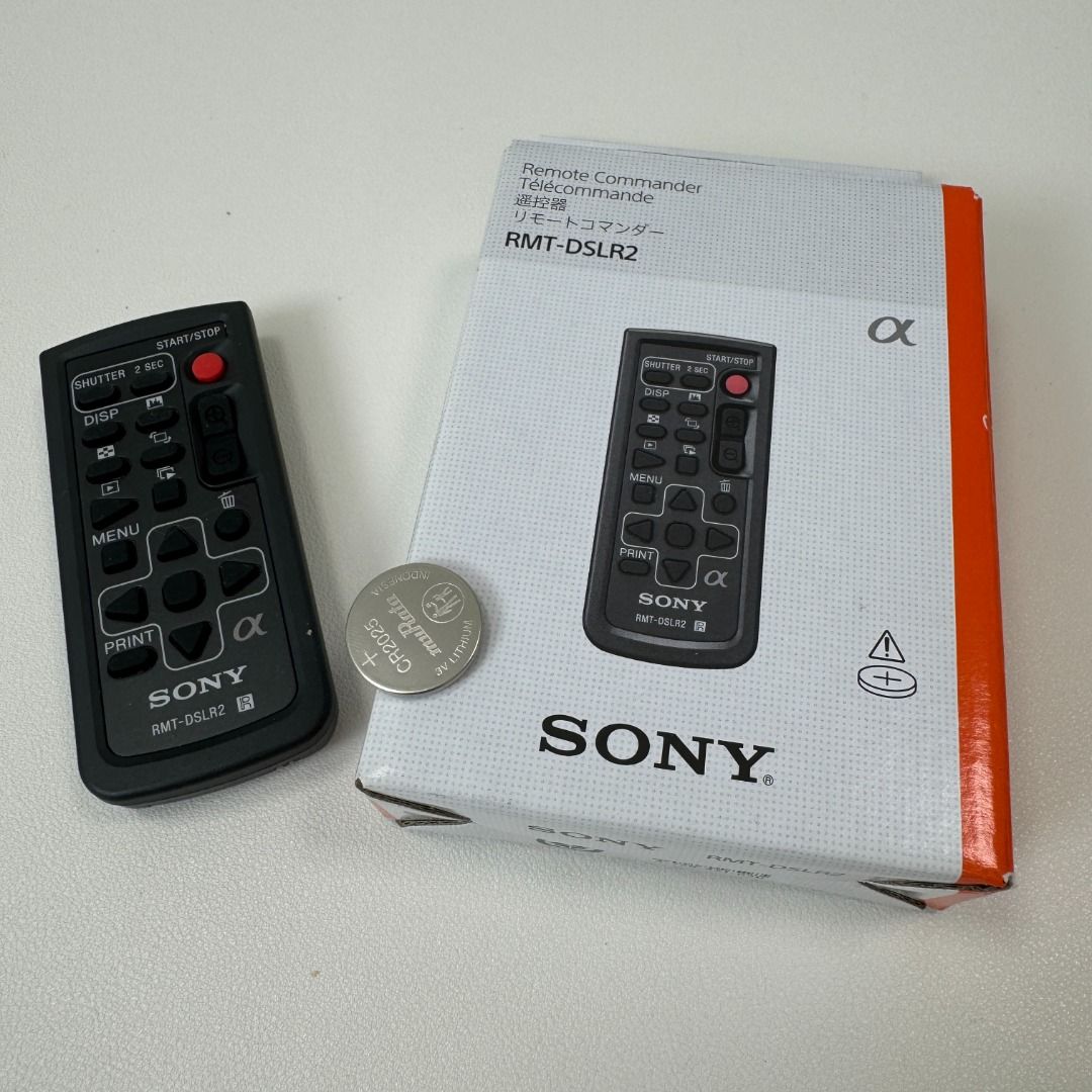 Sony RMT-DSLR2 Remote Commander (Black) SG Set, Computers & Tech, Parts & Accessories, Other ...