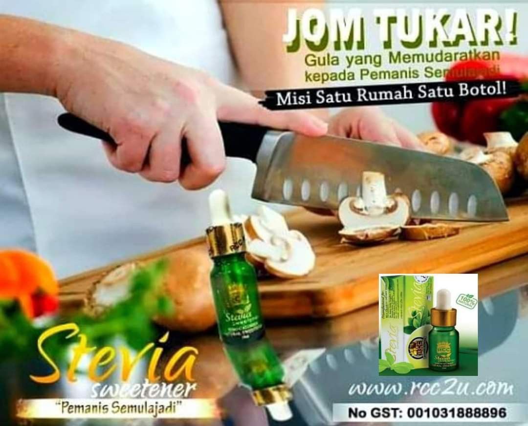 STEVIA RCC SWEETENER 100% ORIGINAL, Health & Nutrition, Health ...