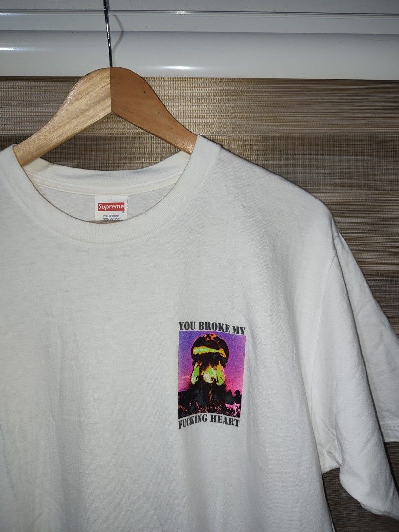 SUPREME YOU BROKE MY FUCKING HEART, Men's Fashion, Tops & Sets, Tshirts ...