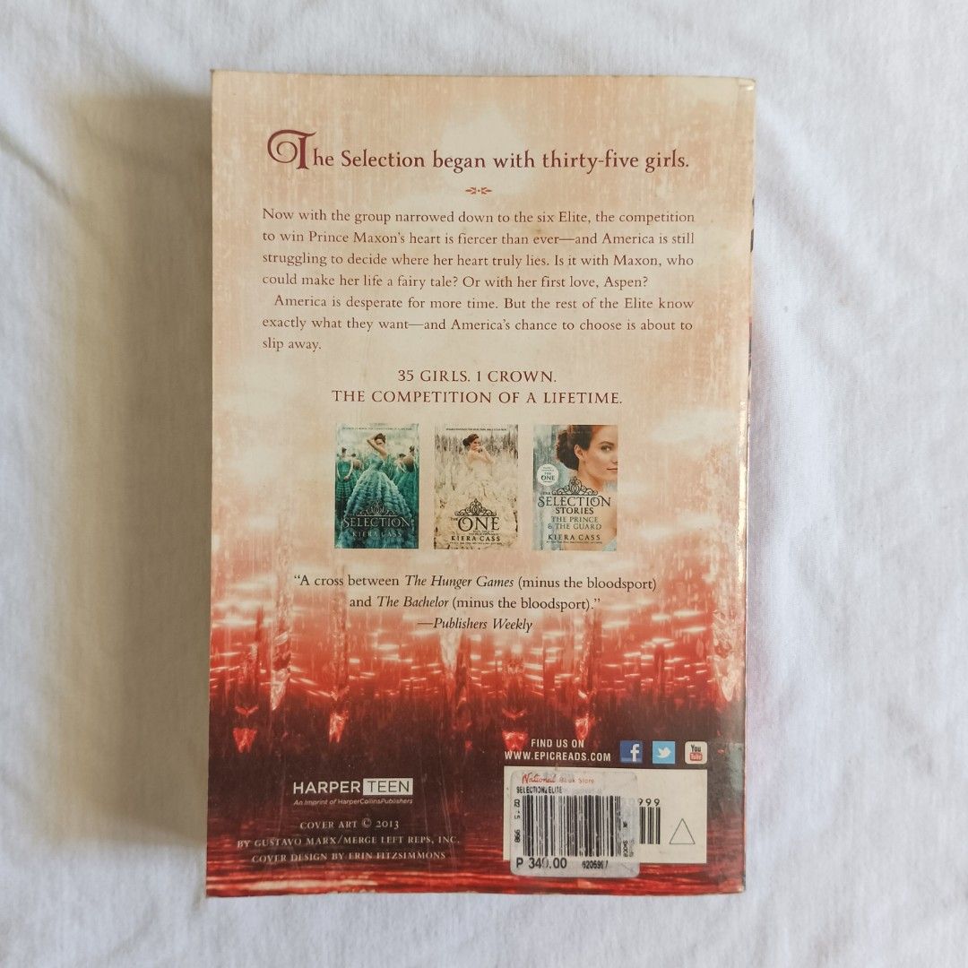 The Elite (Book 2 of The Selection Series), Hobbies & Toys, Books ...