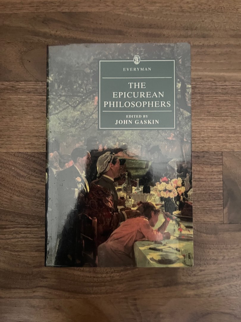 The Epicurean Philosophers edited by John Gaskin, Hobbies & Toys, Books ...
