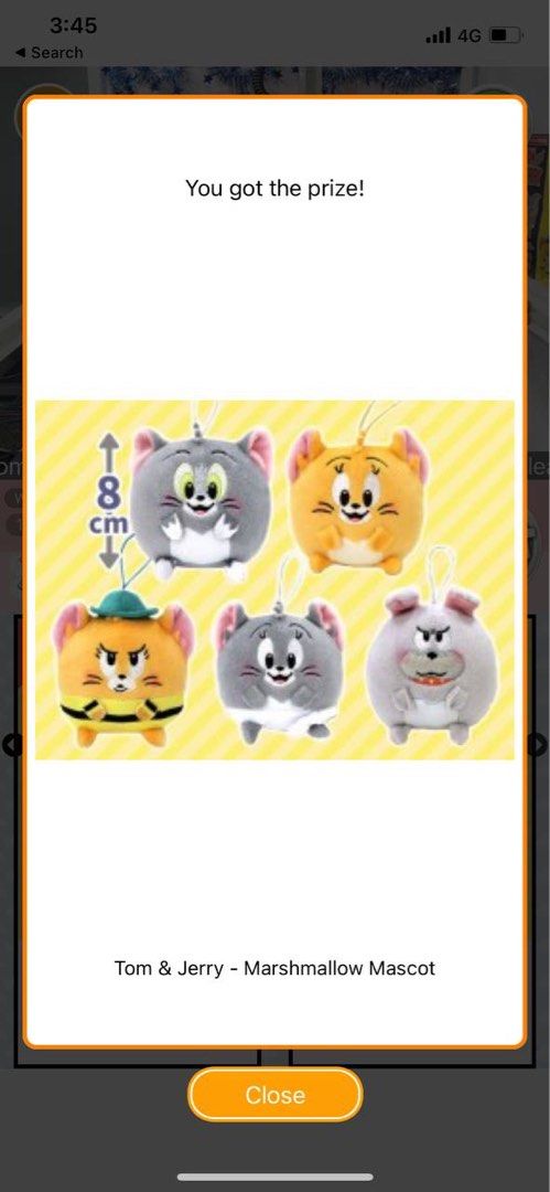 Tom and Jerry Cousin Muscles Marshmallow Plush Bag Charm, Hobbies ...