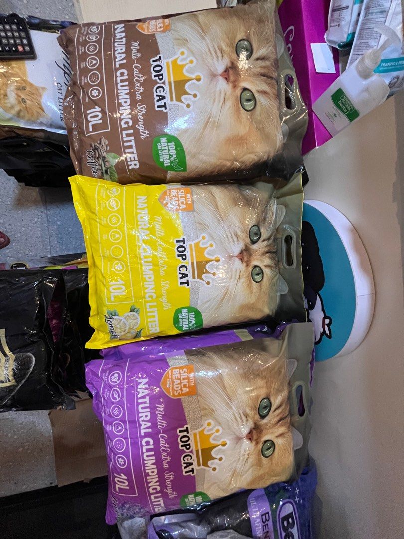 Topcat cat litter sand 250, Pet Supplies, Health & Grooming on Carousell
