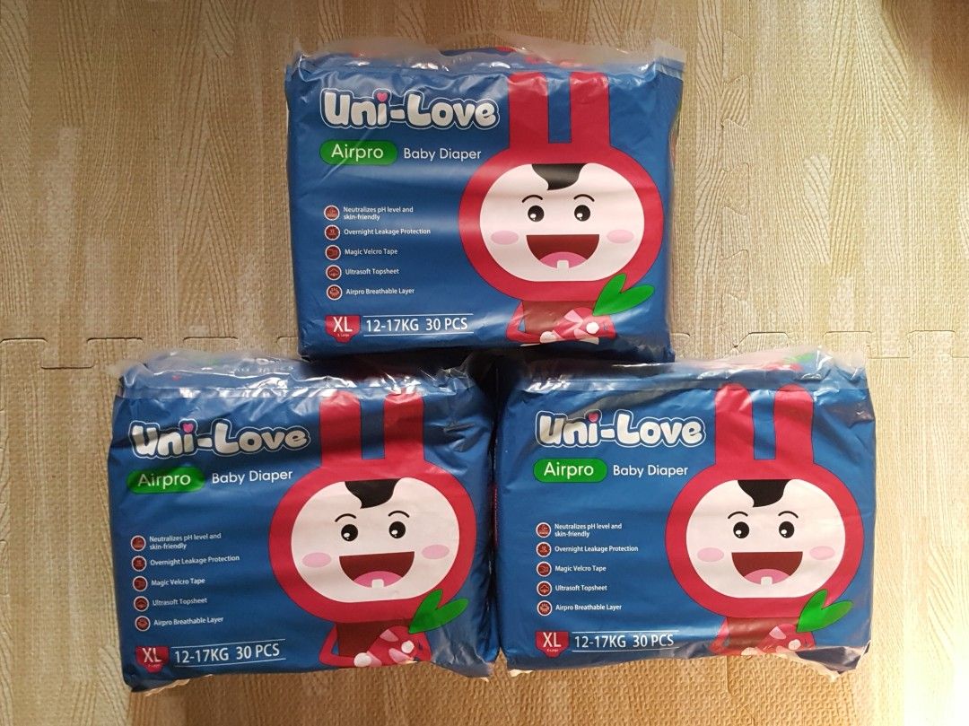 Unilove xl diaper, Babies & Kids, Bathing & Changing, Diapers & Baby ...