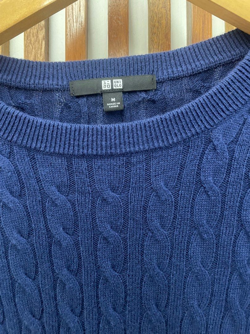 UNIQLO cable knit sweater | Medium | Women, Women's Fashion, Tops ...