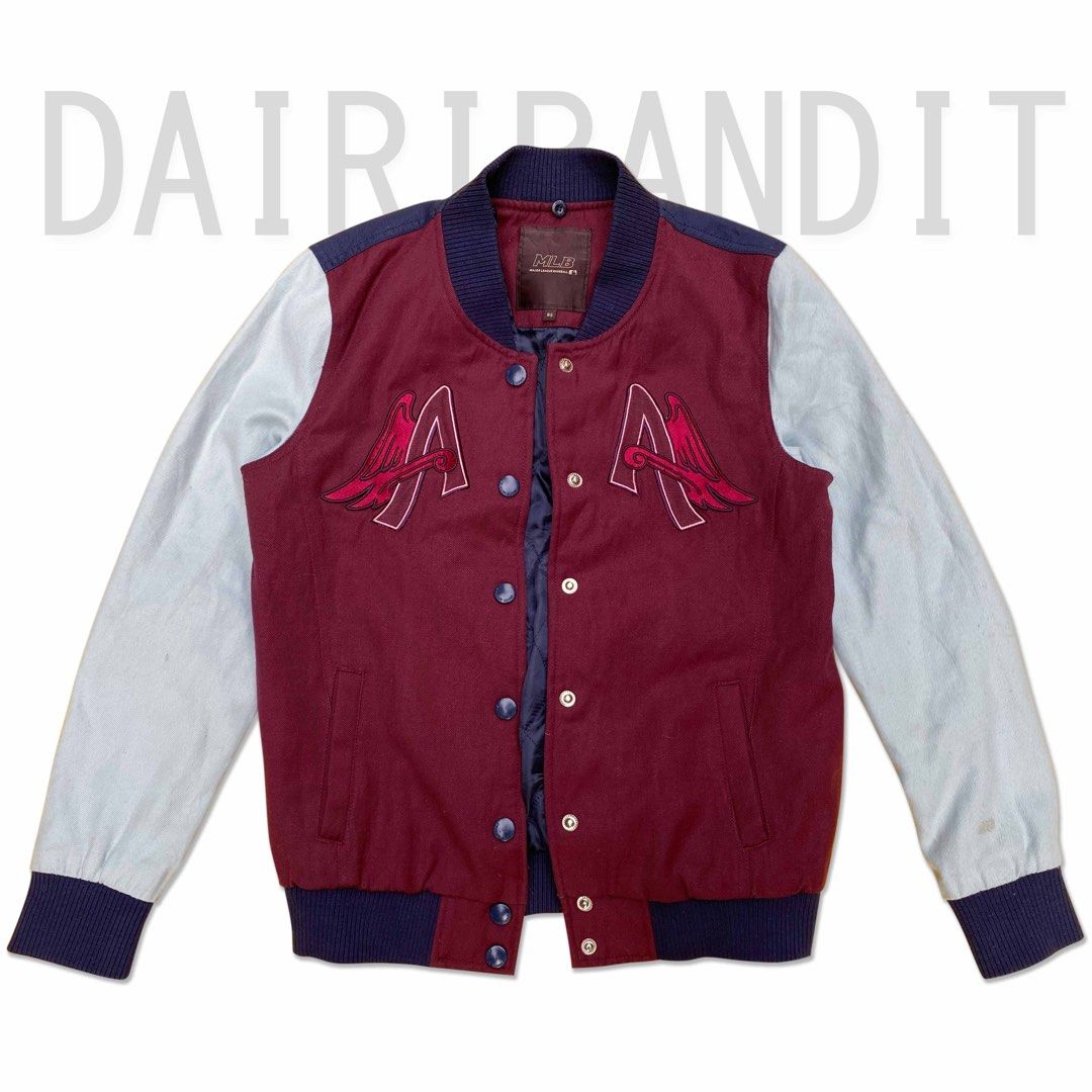 Varsity MLB Anaheim Angels, Fesyen Wanita, Pakaian Wanita, Baju Luaran ...