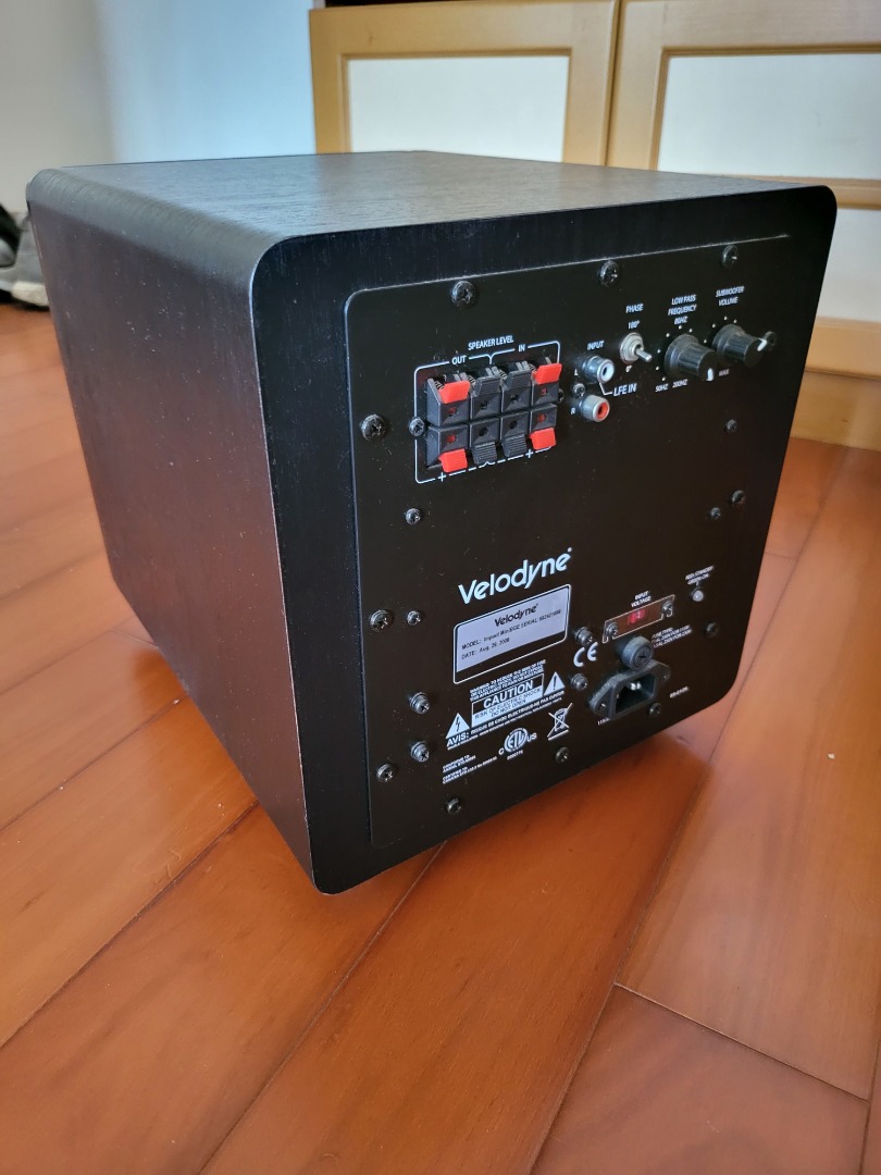 Velodyne Impact-Mini 6.5 Inch Subwoofer, 音響器材, Soundbar、揚聲器、藍牙喇叭、耳擴 ...
