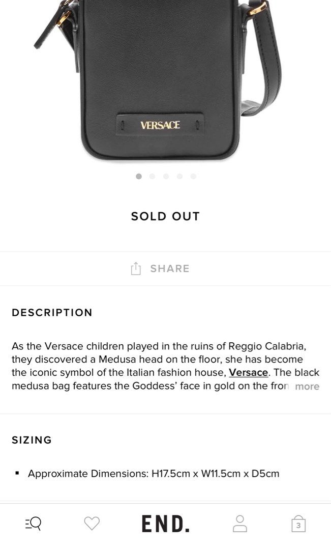 Versace Medusa Head Side Bag BNIB, Luxury, Bags & Wallets on Carousell