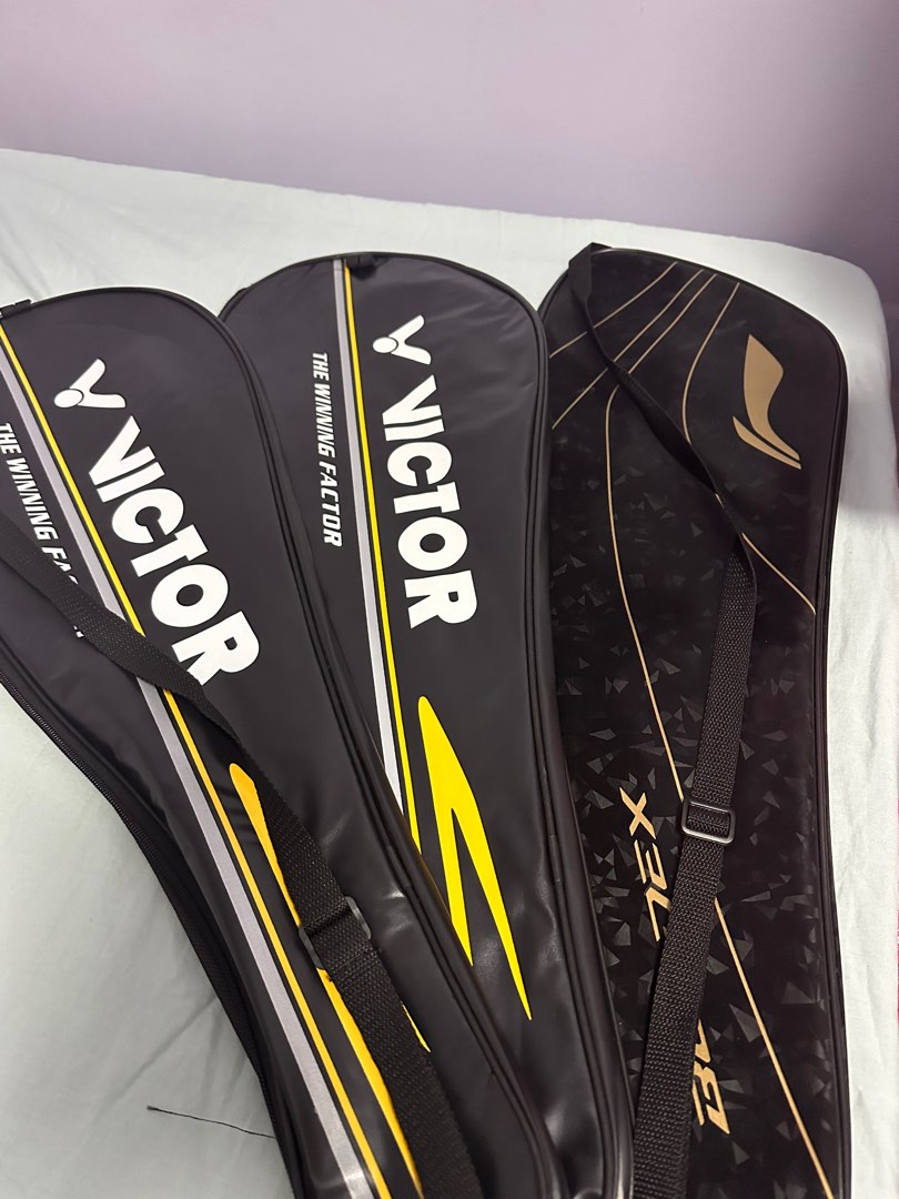 Victor and lining racket bag, Sports Equipment, Sports & Games, Racket ...