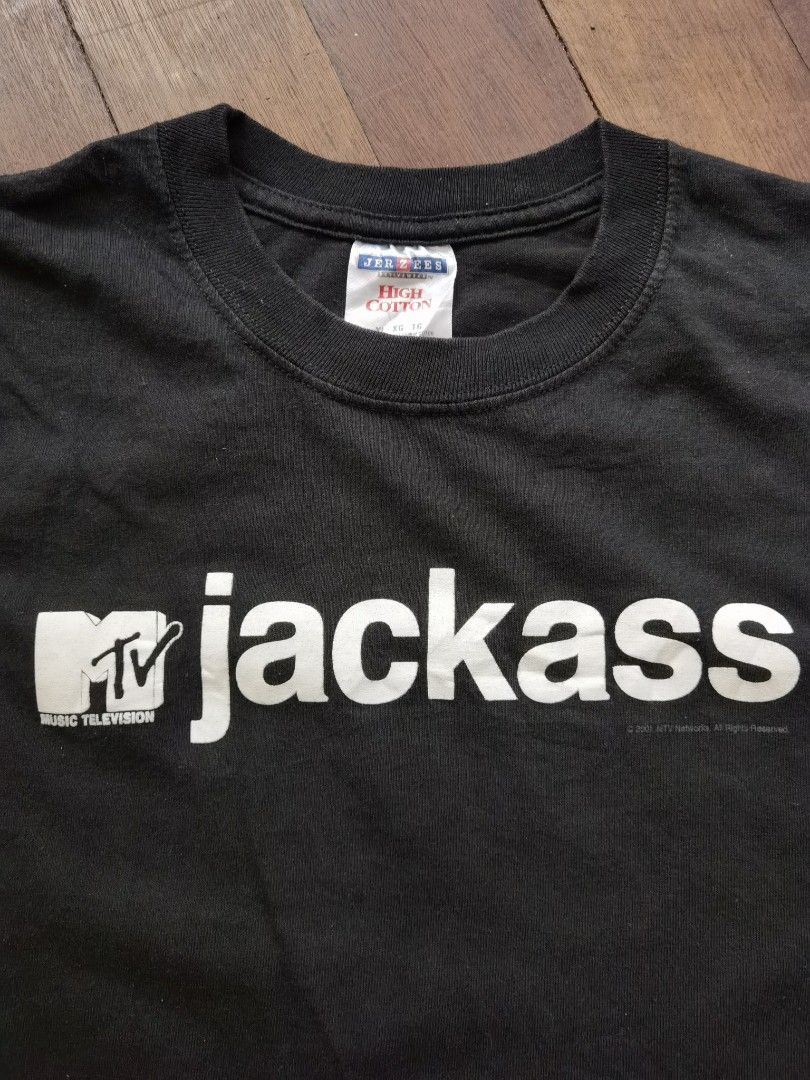 Vintage Jackass, Men's Fashion, Tops & Sets, Tshirts & Polo Shirts on ...