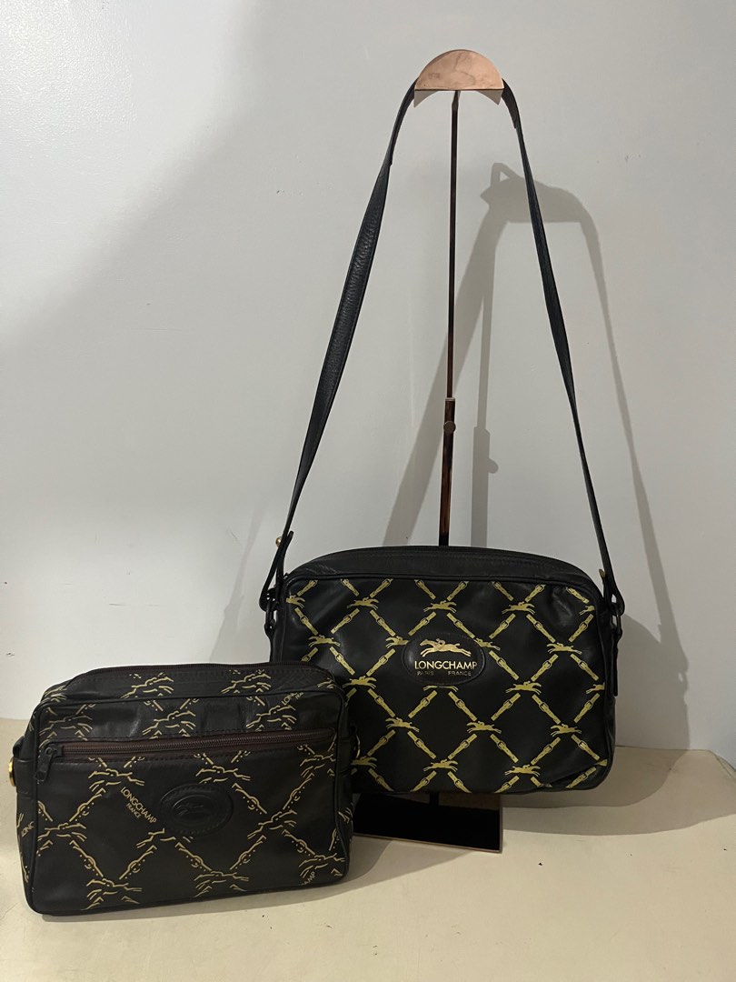 Vintage longchamp bundle sling and pouch, Luxury, Bags & Wallets on ...