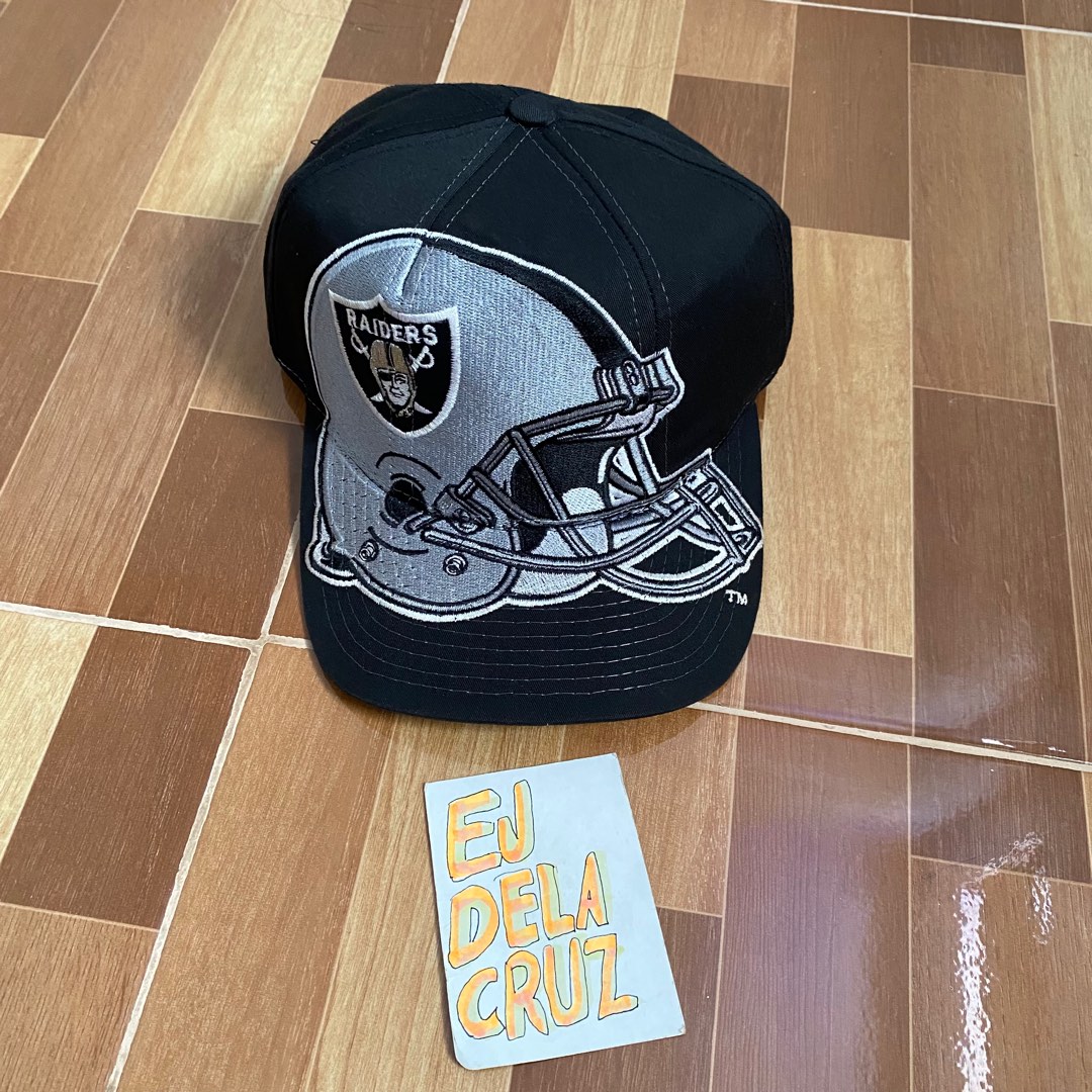 Vintage NFL Los Angeles Raiders Helmet Rare snapback cap hat by Starter ...