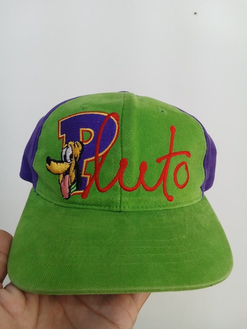 vintage pluto cap, Men's Fashion, Watches & Accessories, Caps & Hats on Carousell