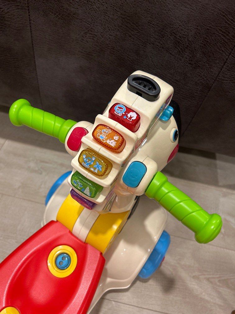 Vtech 3in1 learning zebra scooter, Babies & Kids, Infant Playtime on ...