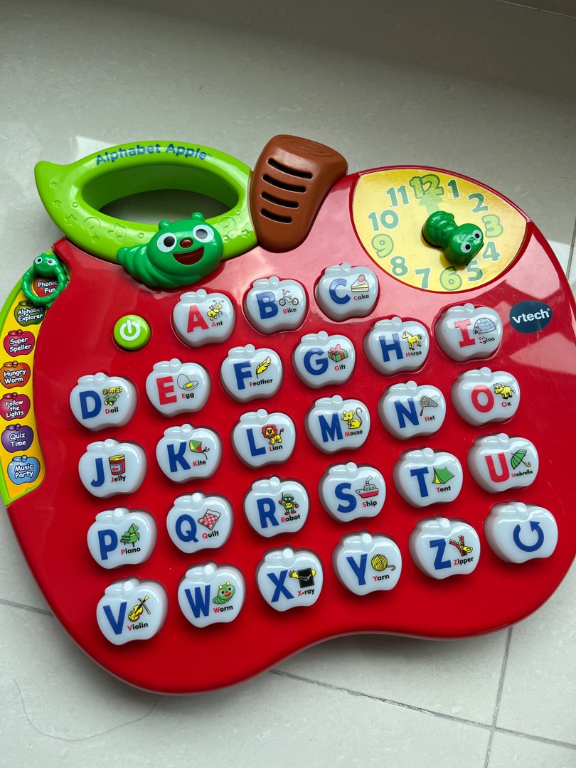 Vtech alphabet apple, Babies & Kids, Infant Playtime on Carousell