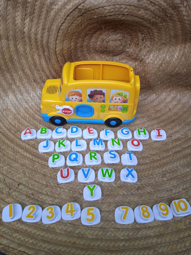 Vtech Count and Learn Alphabet Bus, Babies & Kids, Infant Playtime on ...