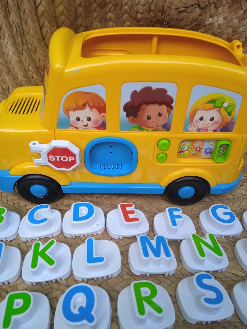 Vtech Count and Learn Alphabet Bus, Babies & Kids, Infant Playtime on ...