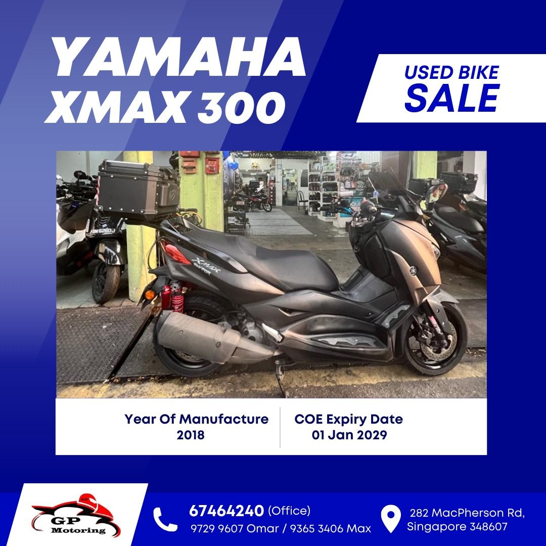 YAMAHA XMAX 300 USED BIKE PROFENDER REAR SUSPENSION, Motorcycles ...