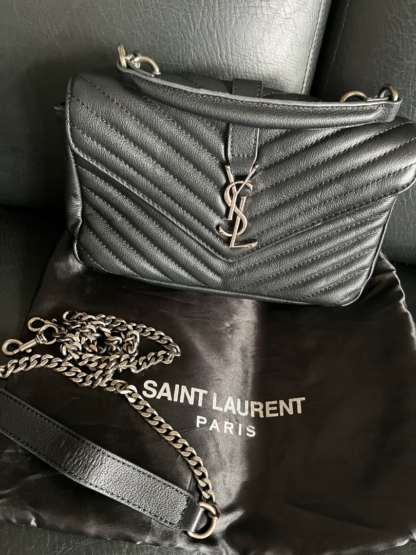 Ysl College Black Bag, Women's Fashion, Bags & Wallets, Cross-body Bags ...