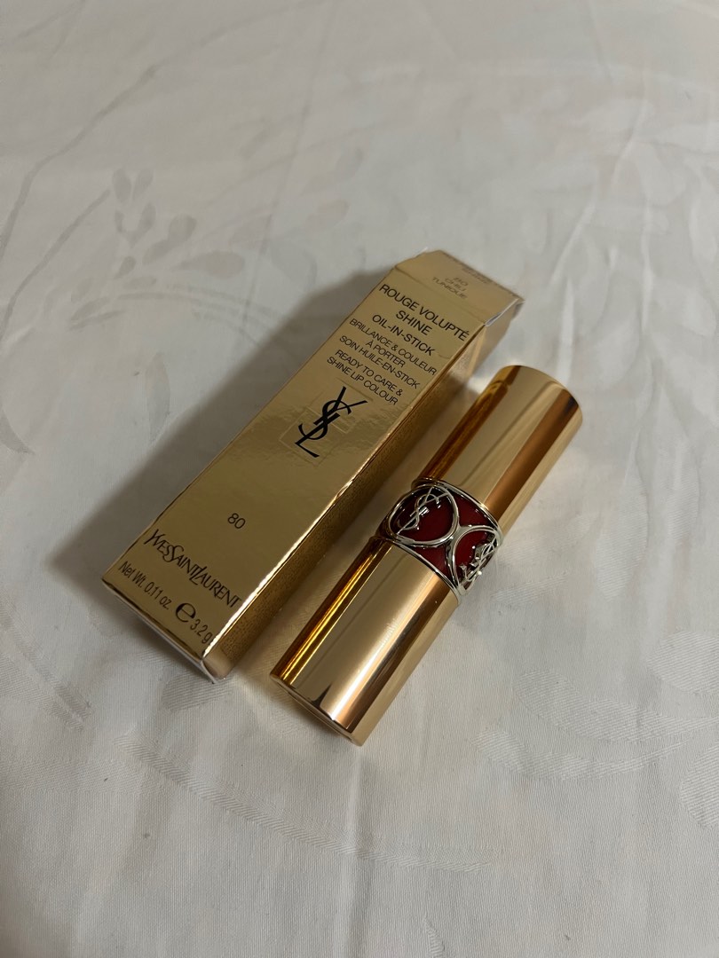 YSL Rogue Volupte lipstick, Beauty & Personal Care, Face, Makeup on ...