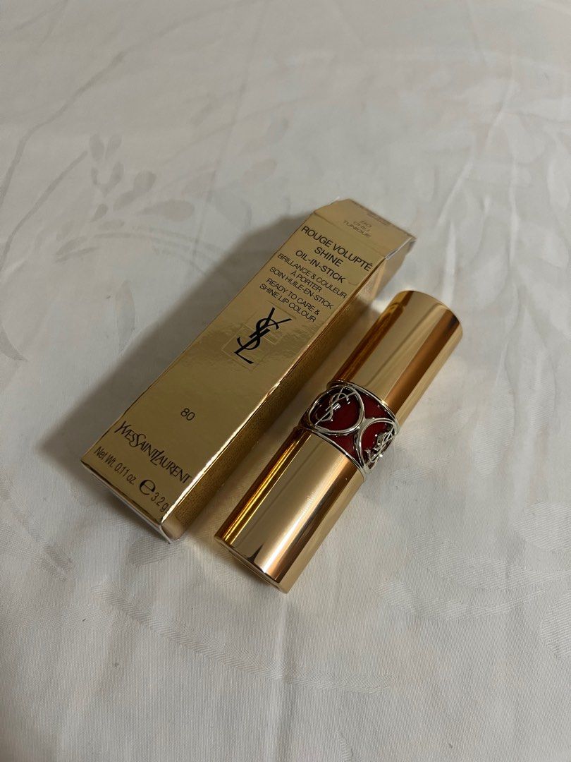 YSL Rogue Volupte lipstick, Beauty & Personal Care, Face, Makeup on ...