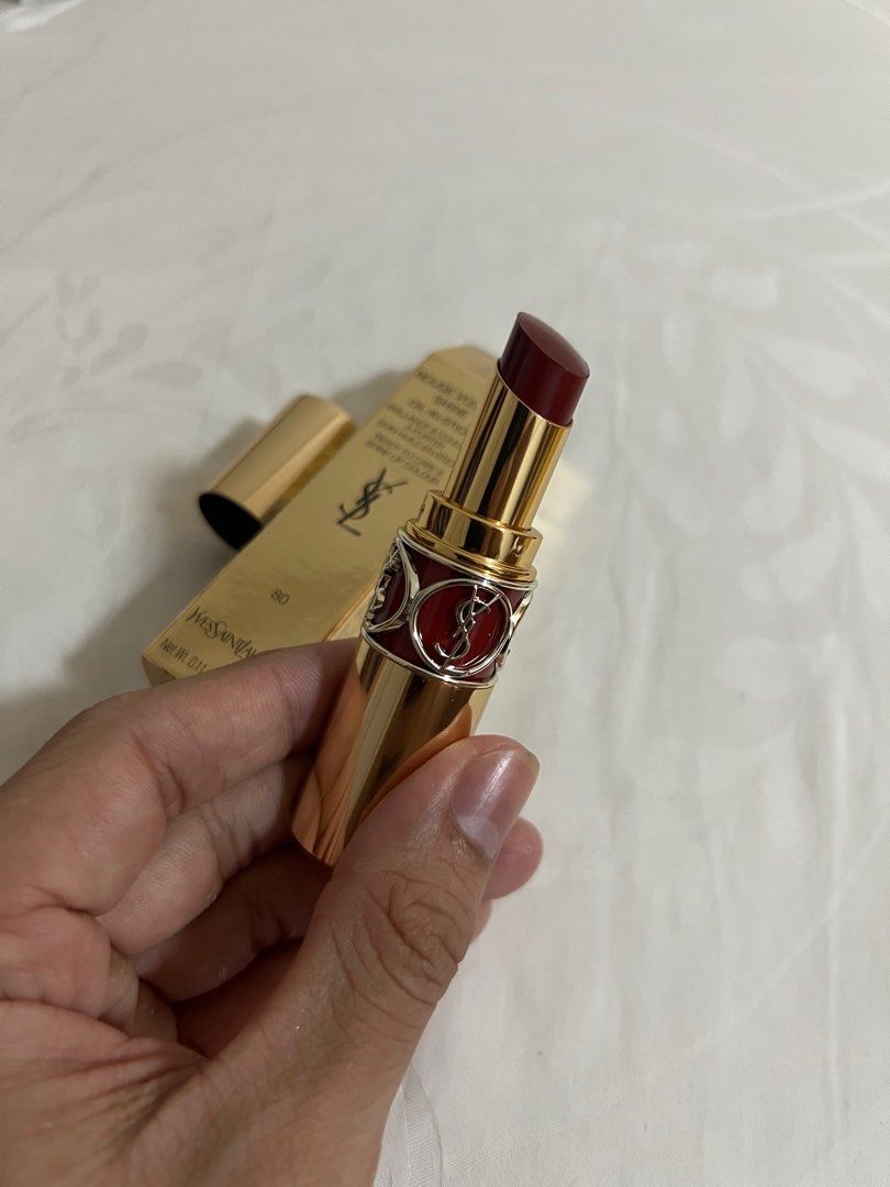 YSL Rogue Volupte lipstick, Beauty & Personal Care, Face, Makeup on ...