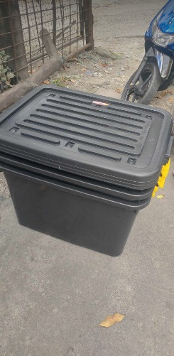 143L STORAGE BLACK BOXES - To, Furniture & Home Living, Home ...