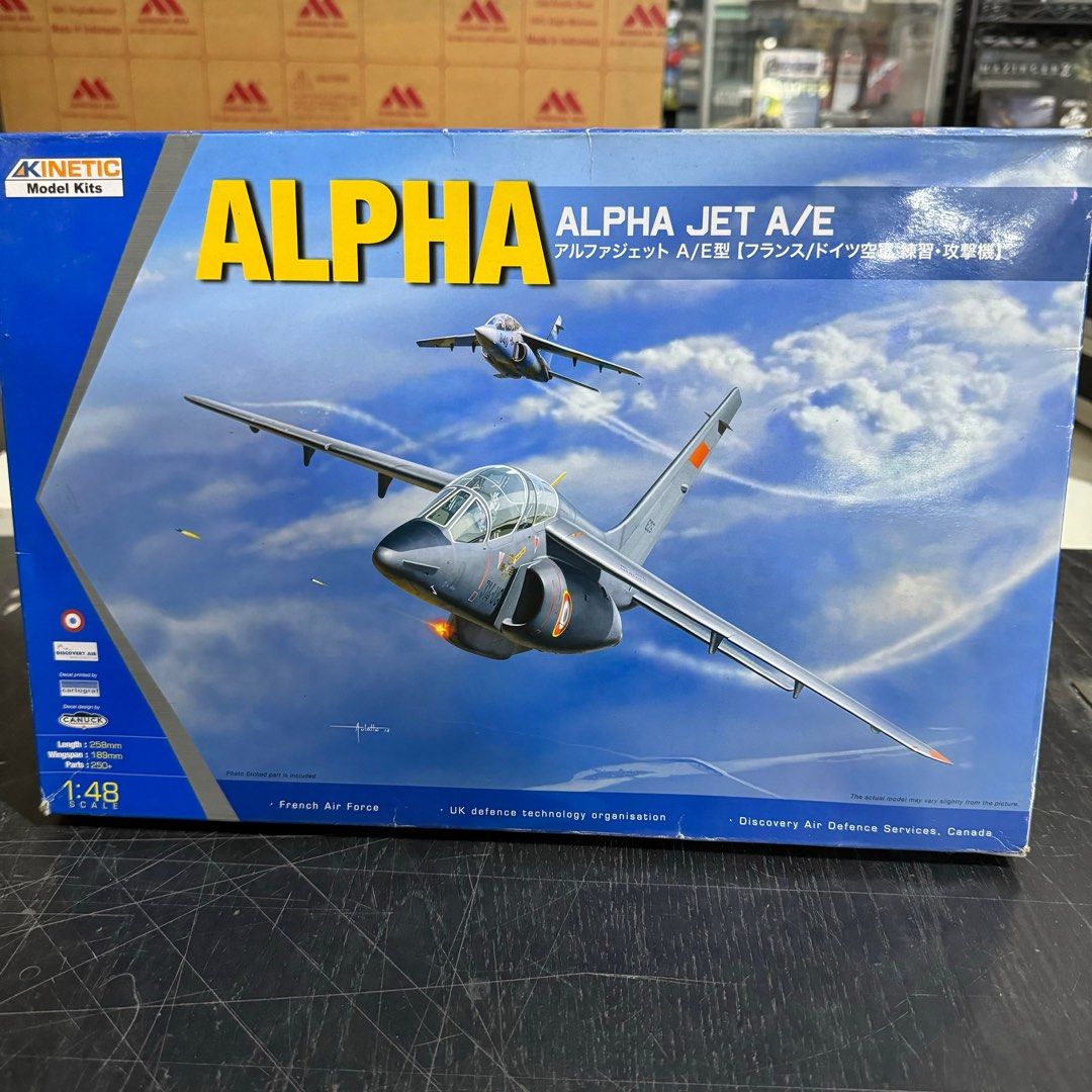 1/48 Kinetic Alpha Jet A/E Model Kit, Hobbies & Toys, Toys & Games on ...