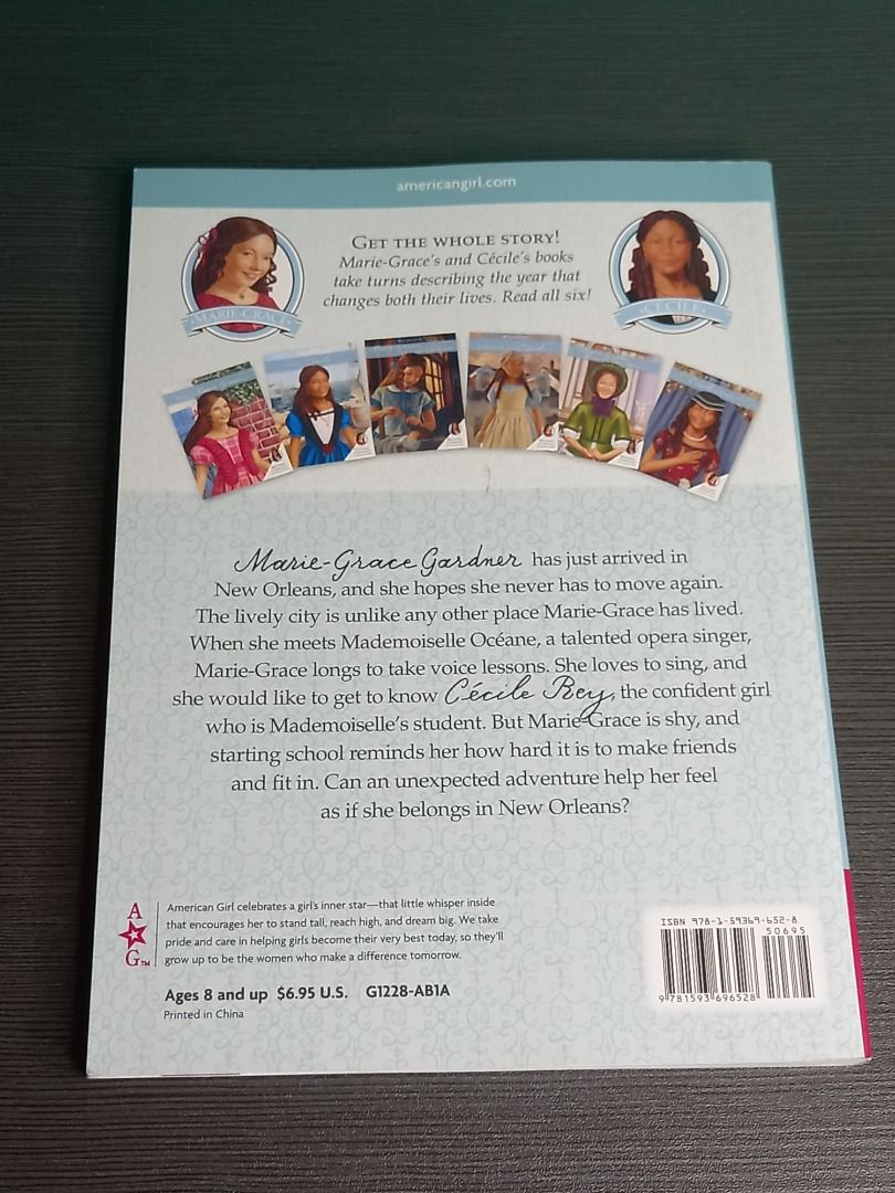 1853 Meet Marie-Grace American Girl Book, Hobbies & Toys, Books ...