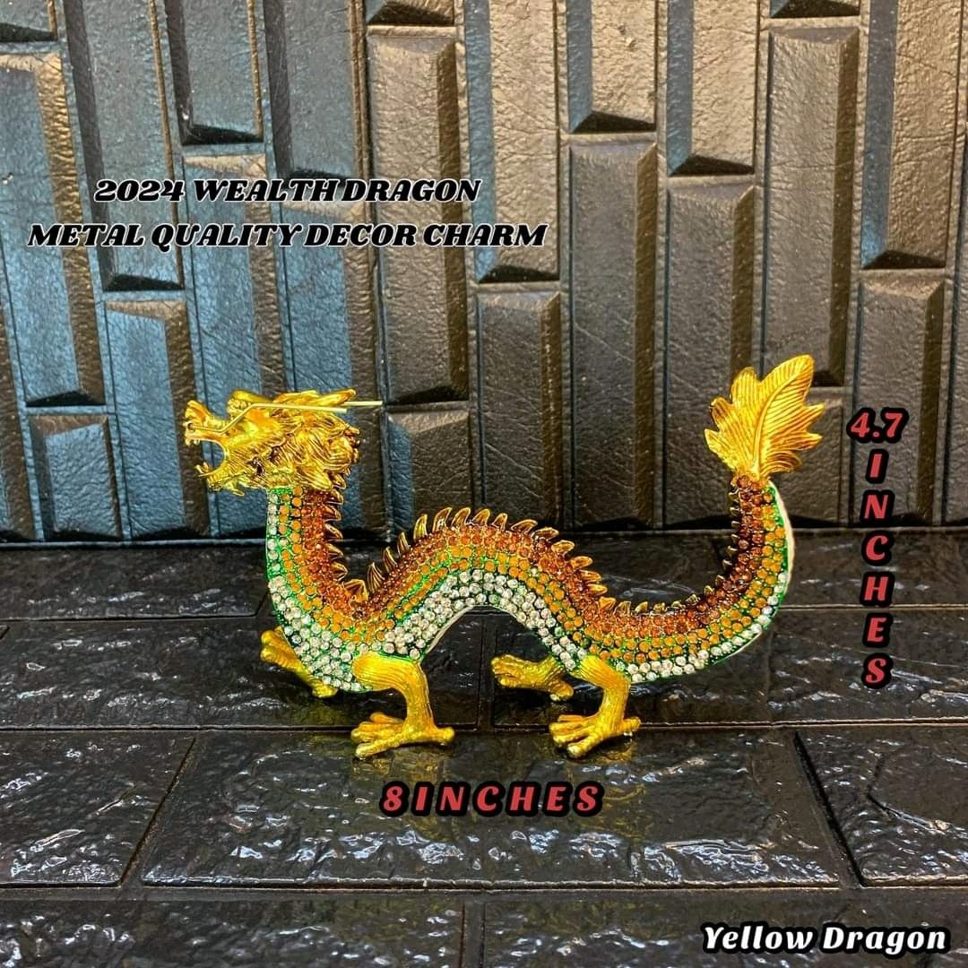 2024 wealth dragon metal quality decor, Furniture & Home Living, Home ...