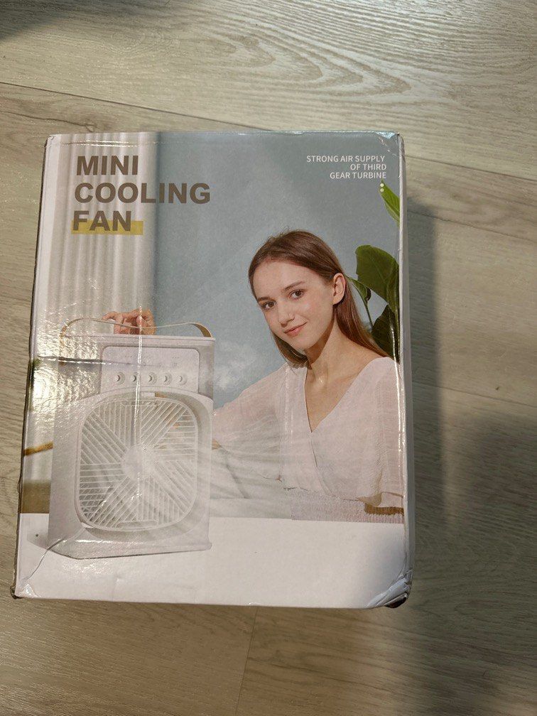 2 mini cooling fan, TV & Home Appliances, Air Conditioners & Heating on ...