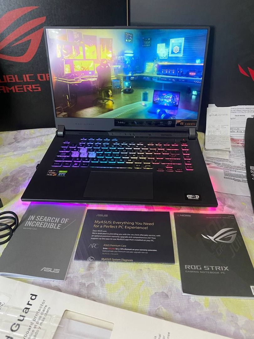 2 Months old ASUS ROG STRIX G15 - RYZEN 7, RTX 3050, 16GB RAM rarely used, Computers & Tech ...