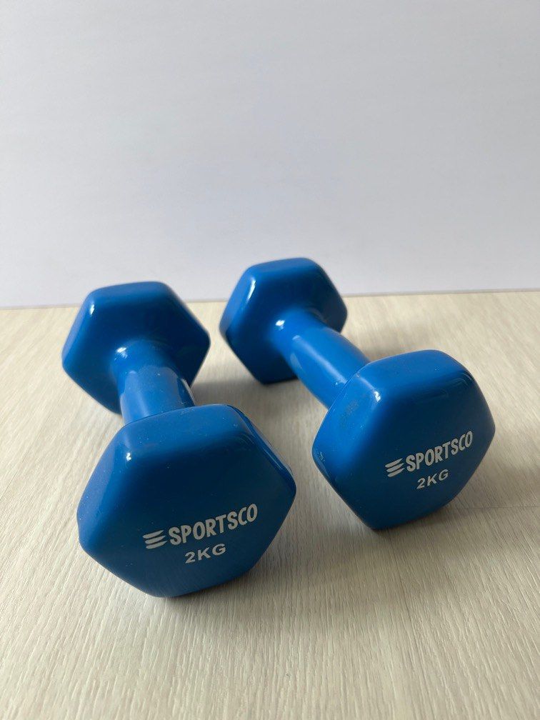 2kg dumbbells, Sports Equipment, Exercise & Fitness, Weights ...