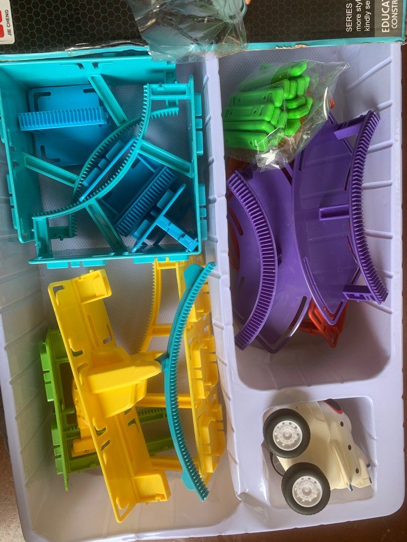 3D Track building Blocks, Hobbies & Toys, Toys & Games on Carousell