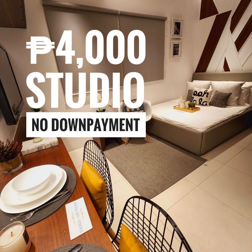 4K Mo. NO DP STUDIO Preselling Condo in Pasig Rent to Own Investment nr Cainta Ortigas QC Manila ...