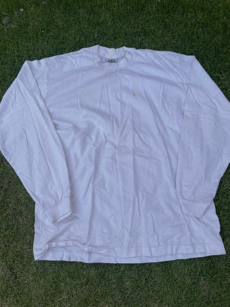 90s 5 Pro Club Vintage Black L/S Tee, Men's Fashion, Tops & Sets ...
