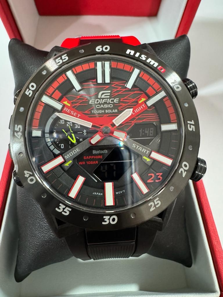 佐敦門市 現貨 100% 全新 Casio EDIFICE X Nismo ECB-2000NIS-1A ECB-2000NIS ECB-2000 一級方程式賽車 Formula I 光動能 ...