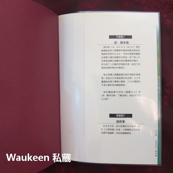 熱情洋溢 Exuberance 凱傑米森 Kay Redfield Jamison, 興趣及遊戲, 書本及雜誌, 小說和非小說在旋轉拍賣